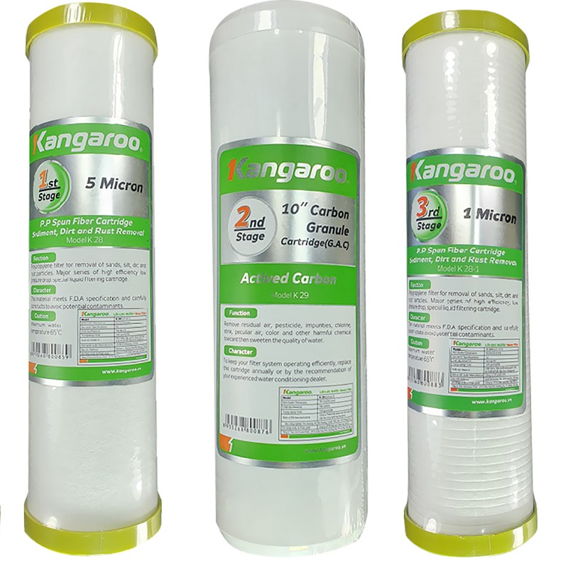 Lõi lọc nước cam kết chính hãng từ nhà sản xuất