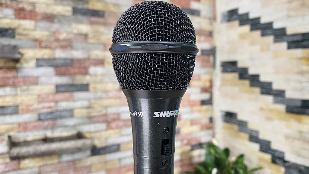 Micro có dây Shure 959 hát kraoke cực hay chính hãng